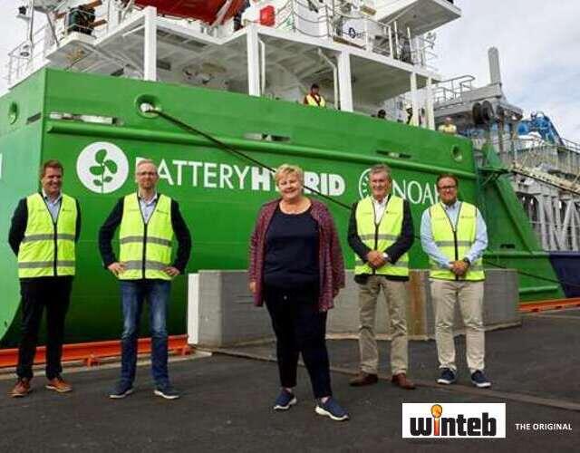 Winteb on the world's first Hybrid cargo ship - Winteb